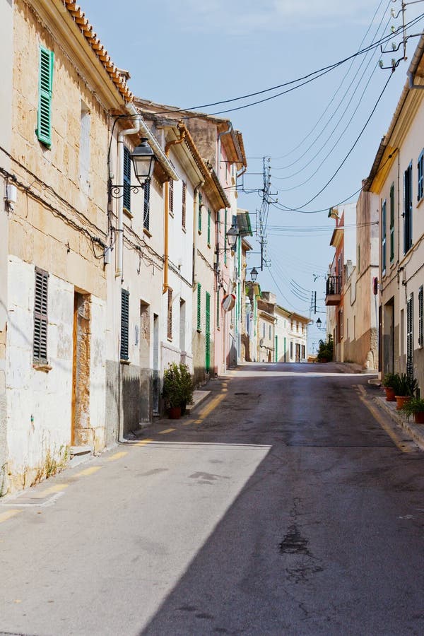 Spanish alley stock image. Image of area, tourism, europe - 29544297