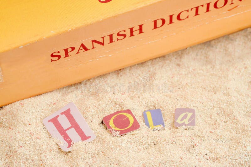 Spanish beach stock photo. Image of learning, shells, friendly - 5344466