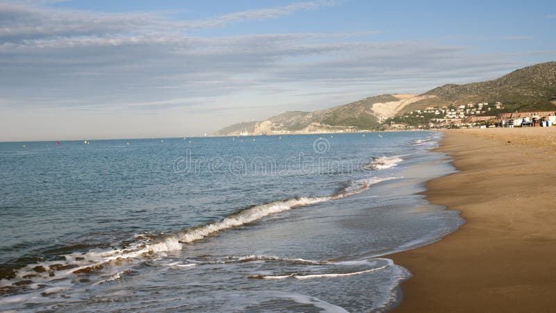 Spanish beach stock image. Image of beach, vicinity, sand - 41875015