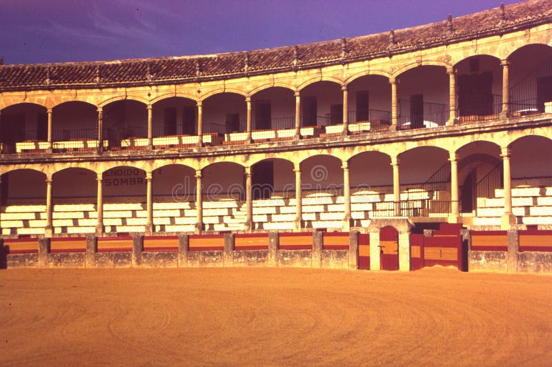 Spanish Bullring stock photo. Image of europe, mediterranean - 1642508