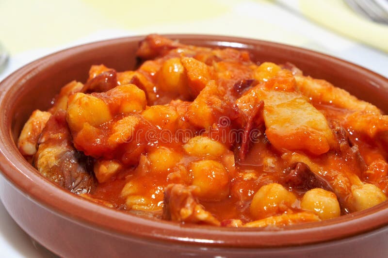 Spanish callos stock image. Image of gastronomy, horizontal - 27422967