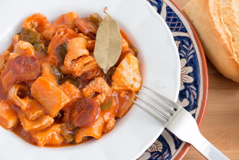 Spanish callos stock photo. Image of onion, dish, mediterranean - 37785910