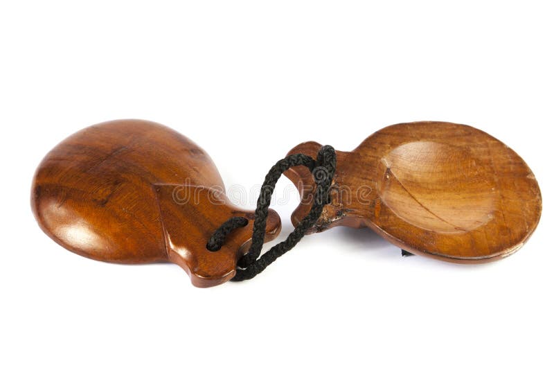 Castanets and Folk Wooden Clapper Stock Photo - Image of spanish ...