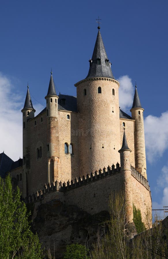 Spanish castle stock image. Image of empire, force, defending - 14207497