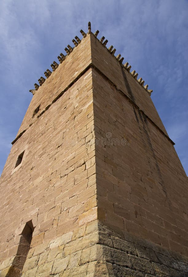 Spanish castle tower stock photo. Image of tower, historical - 19924424