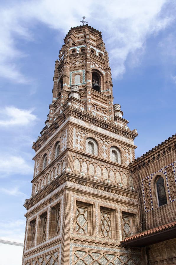 Spanish Cathedral Tower stock photo. Image of symmetry - 40958824