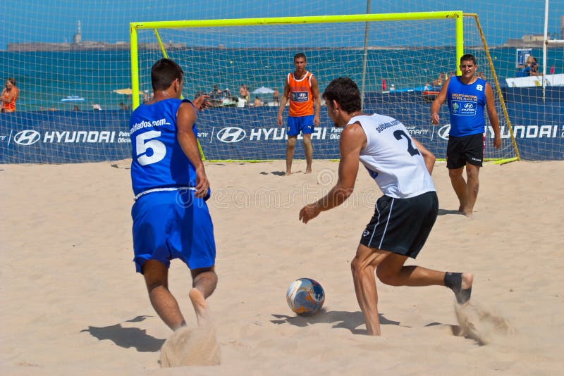 Spanish Championship of Beach Soccer , 2006 Editorial Stock Photo ...