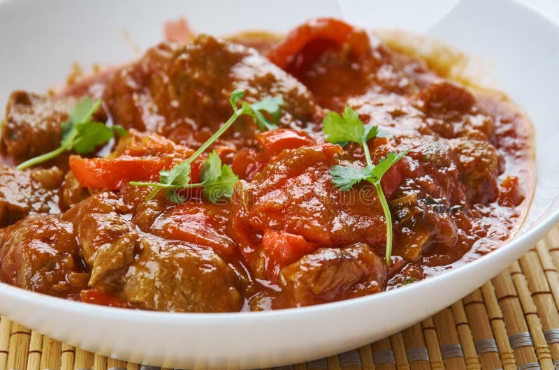 Spanish Chilindron stock image. Image of chilindron - 135405141