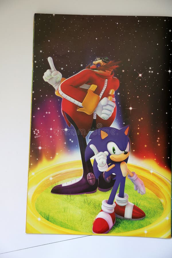 Spanish Comic Magazine by Sonic the Hedgehog Stock Image - Image of ...