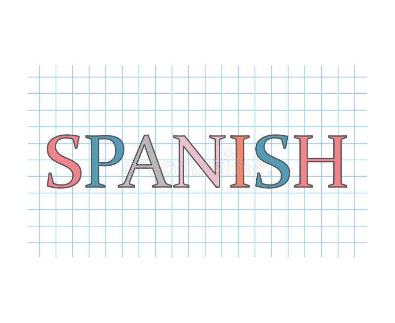 Spain word on sticker stock vector. Illustration of word - 122342898