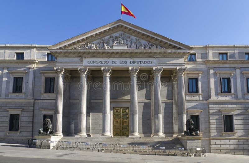 Spanish congress in Madrid stock photo. Image of government - 23828238