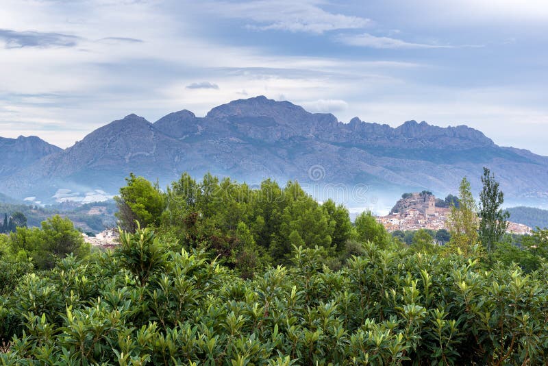 Spanish countryside stock image. Image of typical, valencia - 94219203