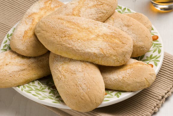 Spanish Cuisine. Sponge Biscuits. Stock Photo - Image of selective ...