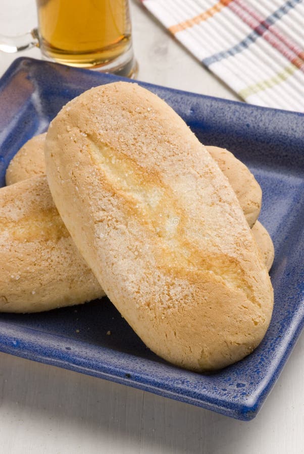 Spanish Cuisine. Sponge Biscuits. Stock Image - Image of life, dessert ...