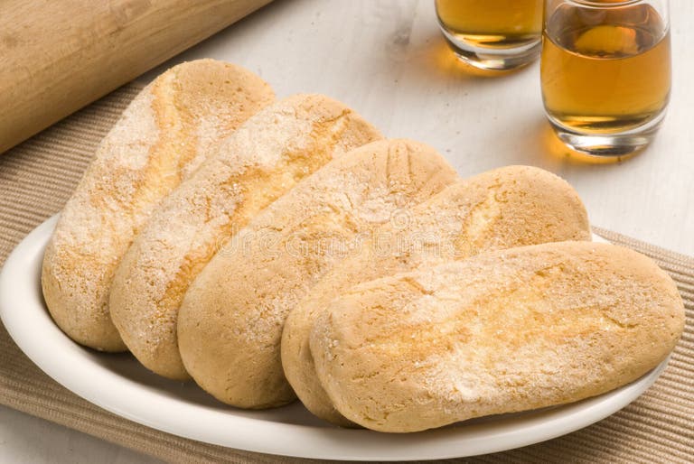 Spanish Cuisine. Sponge Biscuits Stock Photo - Image of spanish, studio ...