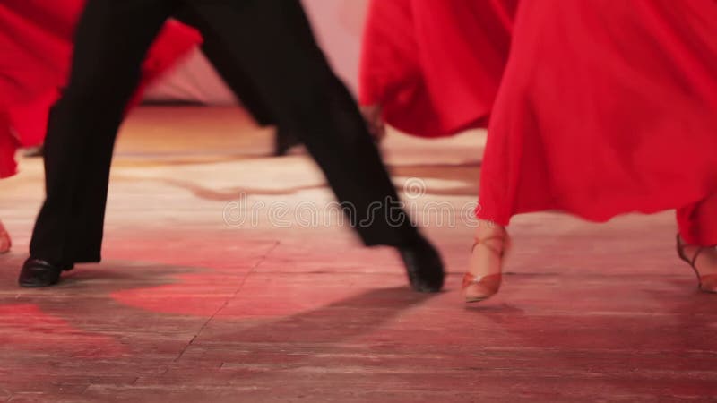 Spanish dance on stage stock footage. Video of celebration - 56249134