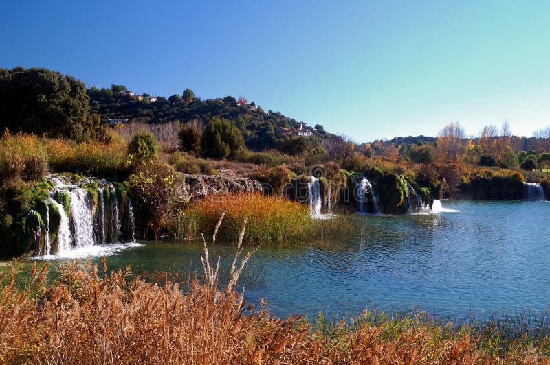 Spanish Destination: Lagunas De Ruidera Stock Photo - Image of rural ...