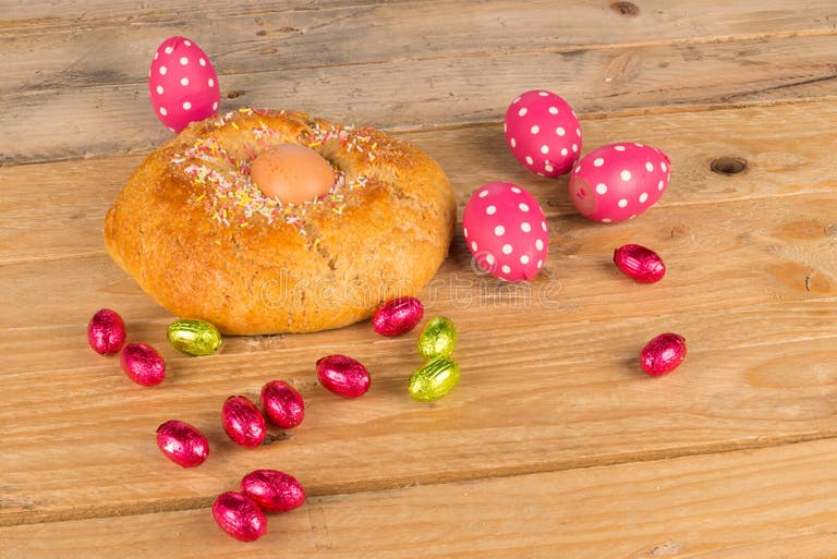 Spanish Easter Cake on Table Stock Image - Image of seasonal, homemade ...