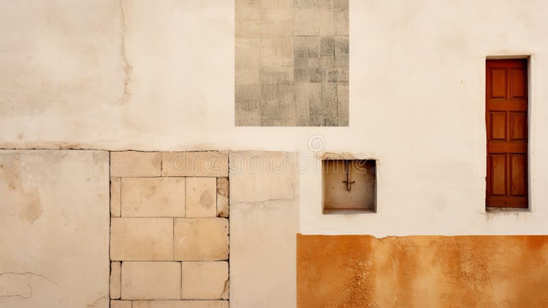 Spanish Enlightenment a Clean and Aesthetic Wall with Red, Tan, and ...