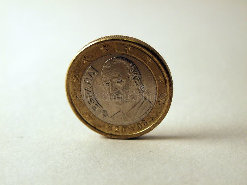 Spanish Euro stock photo. Image of back, money, coin - 37248142