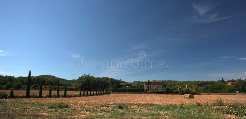 Spanish Farmland stock image. Image of spanish, building - 16831447