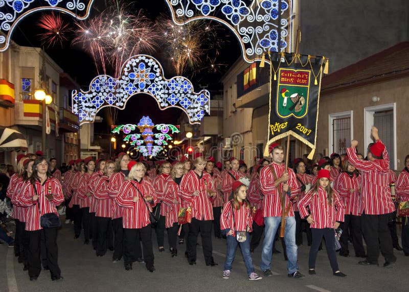 Spanish Fiesta - Costa Blanca - Spain Editorial Stock Photo - Image of ...