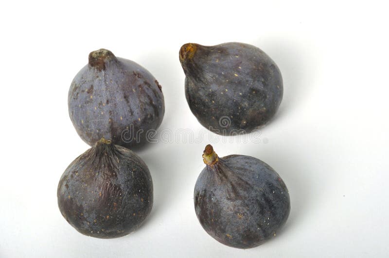 Spanish Figs on a White Background Stock Image - Image of healthy ...