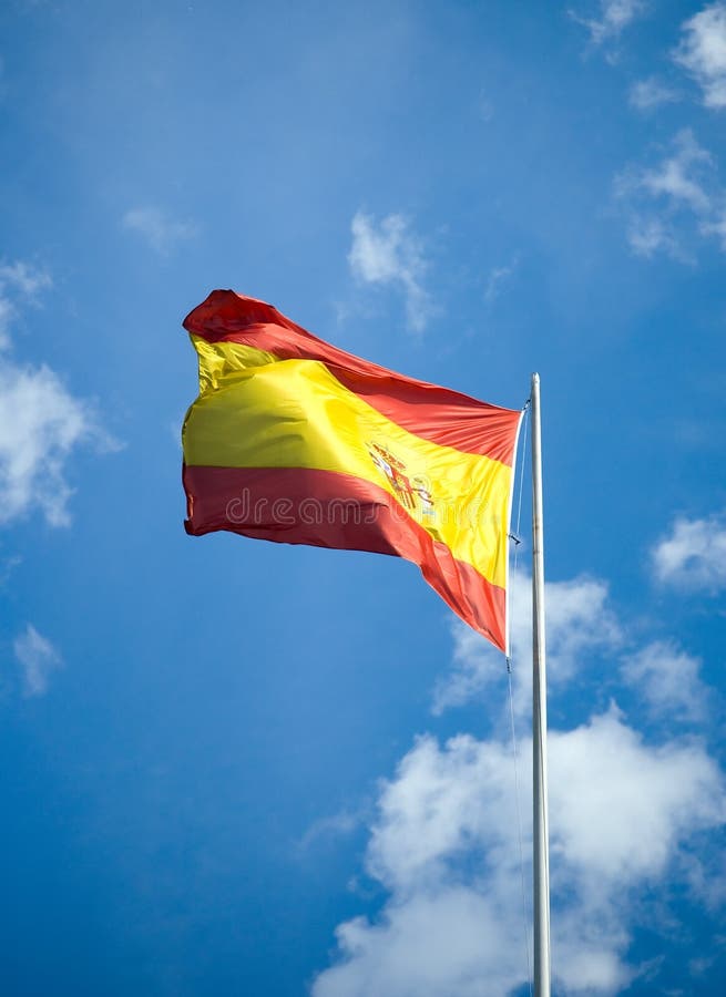 Spanish flag. stock photo. Image of national, computer - 14955264