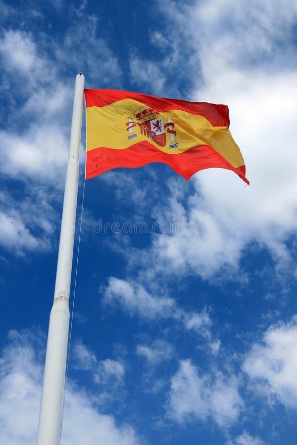 Spanish flag stock illustration. Illustration of products - 20011002