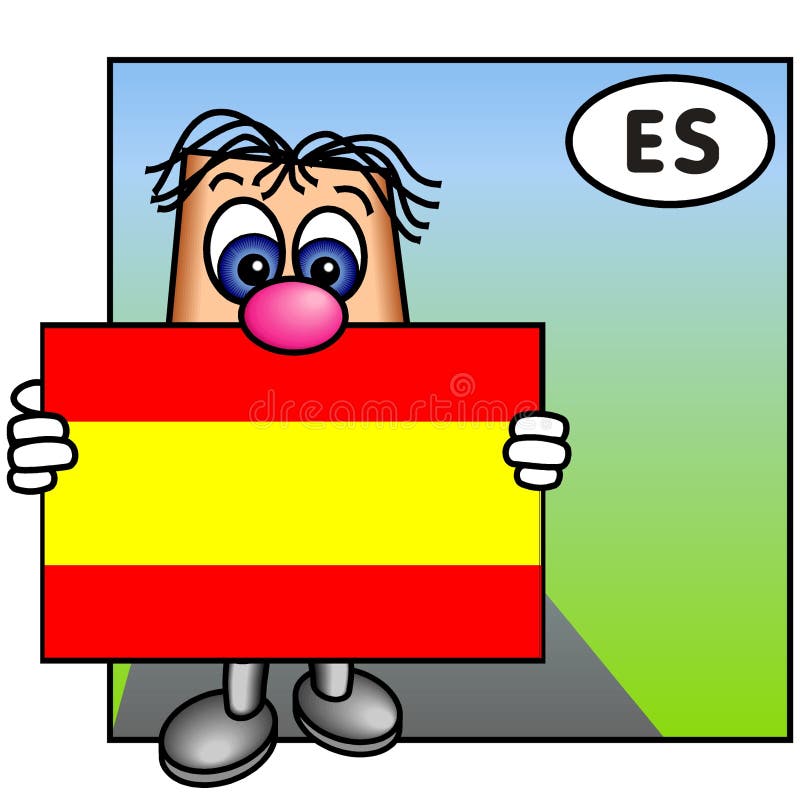 Cartoon Spanish Flag Stock Illustrations – 2,375 Cartoon Spanish Flag ...