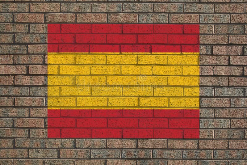 Spanish map flag on euros stock illustration. Illustration of economy ...