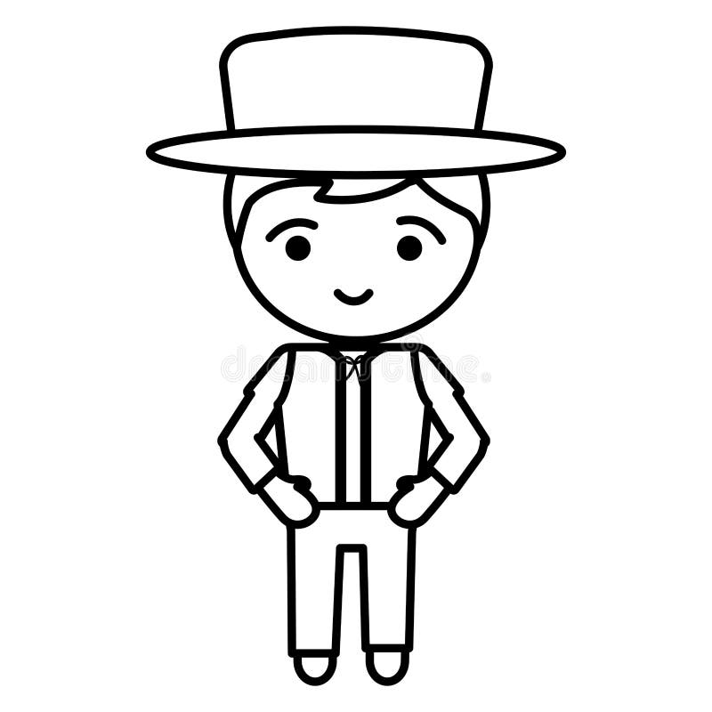 Spanish Flamenco Man Avatar Stock Vector - Illustration of dance ...