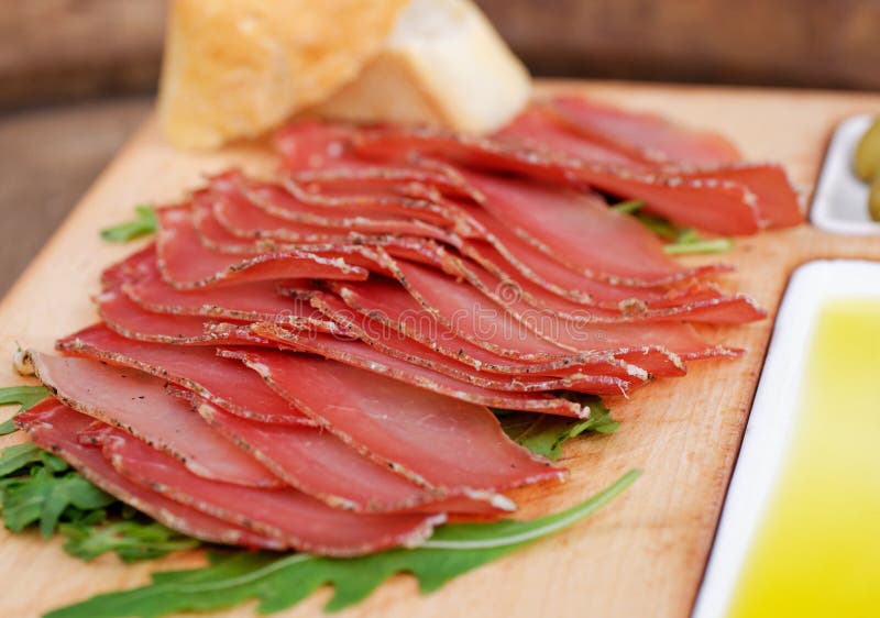 Spanish ham hamon stock photo. Image of italian, dinner - 49734042