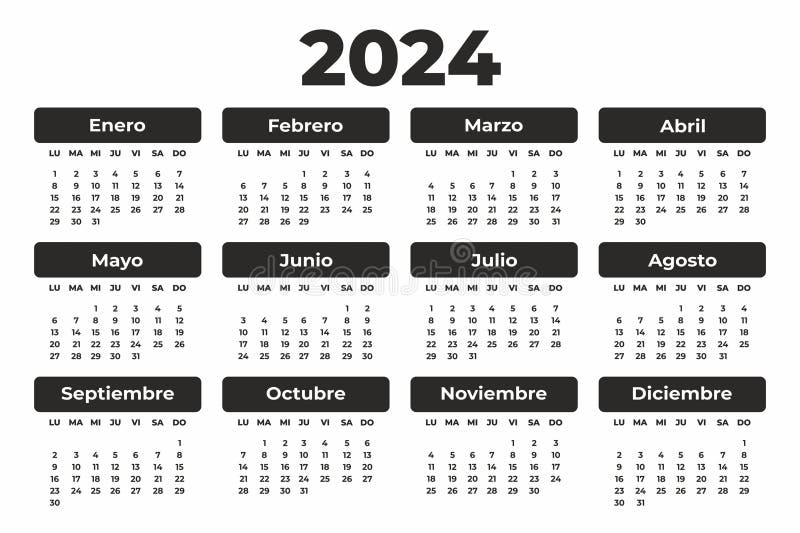 2024 Year Calendar Isolated White Background Stock Illustrations ... 2024 Year Calendar Isolated White Background Stock Illustrations ...