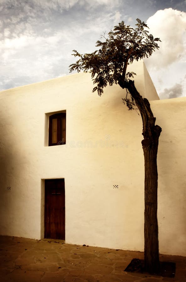 Spanish house stock photo. Image of house, outside, wooden - 11016072