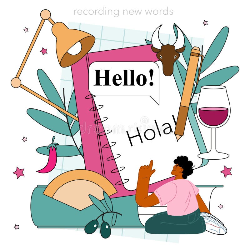 Spanish Listening Stock Illustrations – 105 Spanish Listening Stock ...