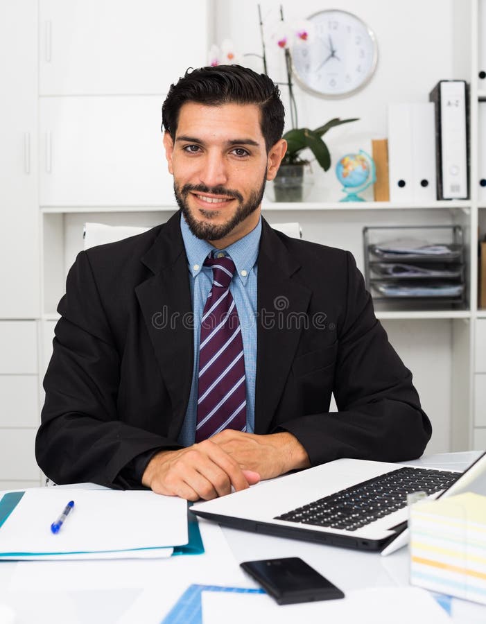 Spanish Man is Having a Productive Day Stock Image - Image of brasilian ...
