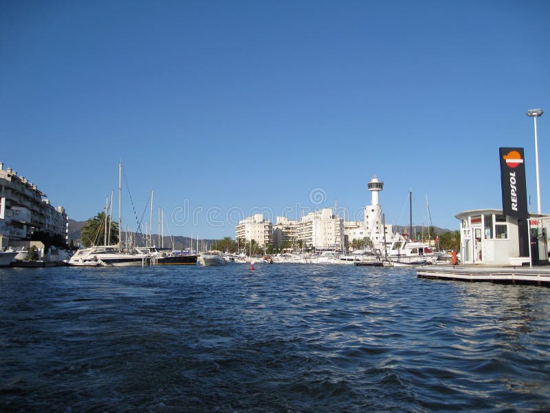 Spanish marina editorial stock photo. Image of marina - 44438013