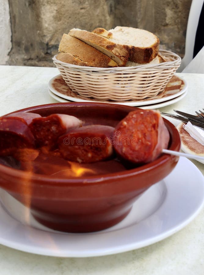 Spanish meat stock image. Image of gourmet, salami, wooden - 276226701