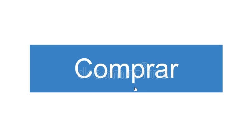 Spanish. Mouse Cursor Slides Over and Frantic Clicks Buy Button on Web Page Stock Footage ...