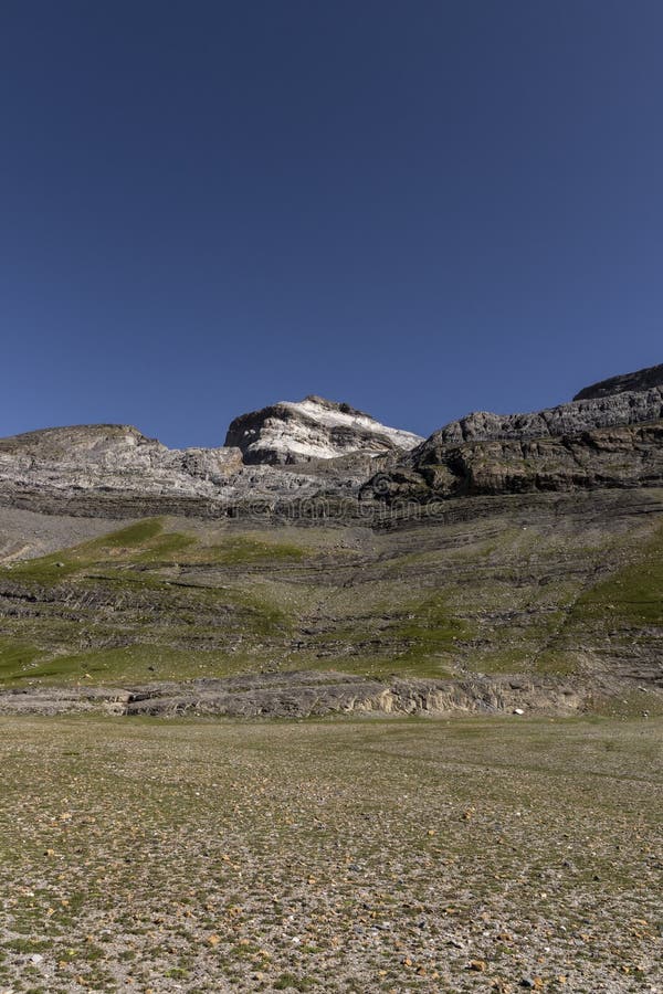 National Spanish Park - Ordesa. View on Monte Perdido Massif. Stock ...