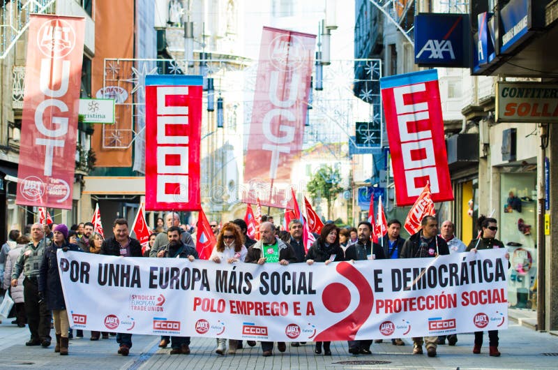 Spanish protest editorial image. Image of protest, euro - 37689575