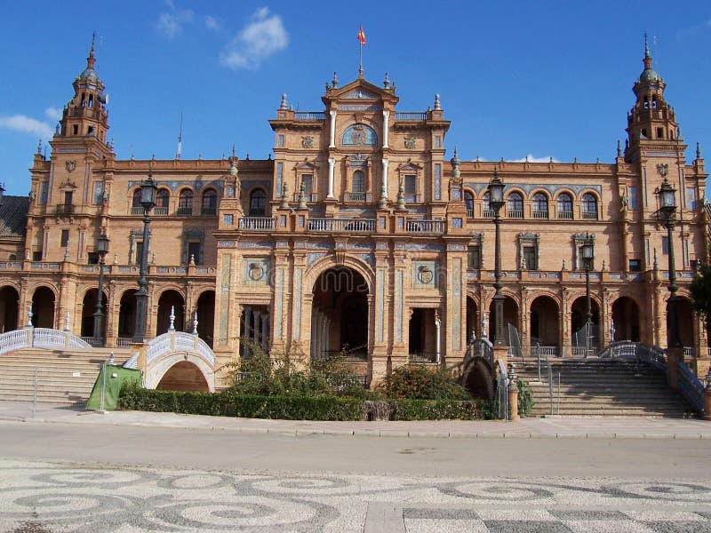 Spanish Royal Palace Summer Stock Image - Image of travel, buildings ...
