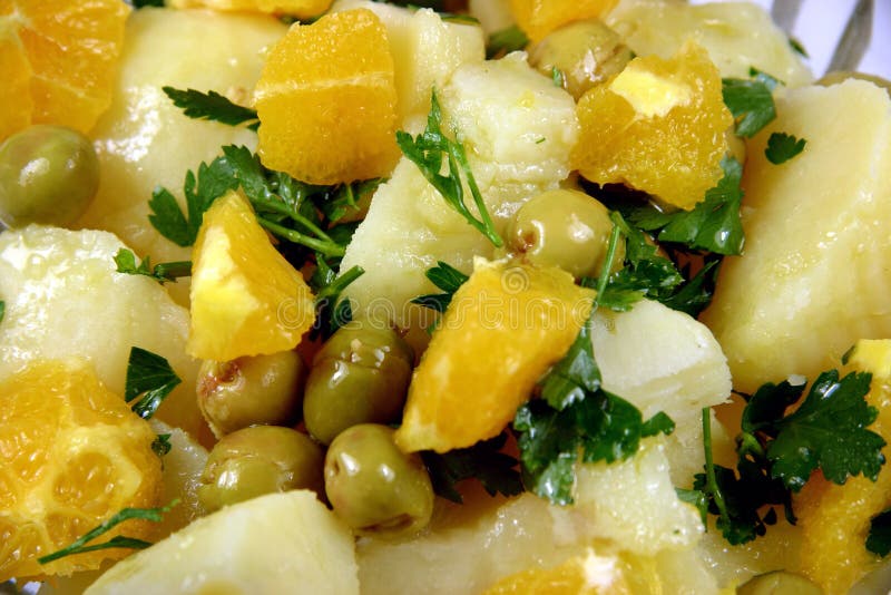 Spanish salad stock photo. Image of olive, naturally, vegetables - 5760126