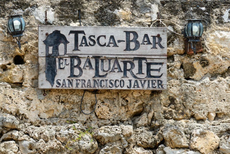 Spanish Sign in Cartegena De India Editorial Photo - Image of cartegina ...