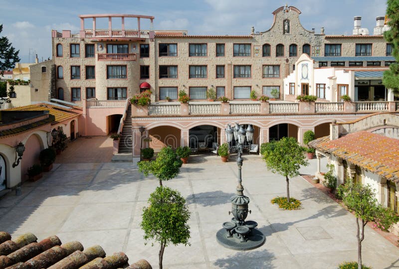 Spanish spa resort stock image. Image of estate, healthy - 40598041