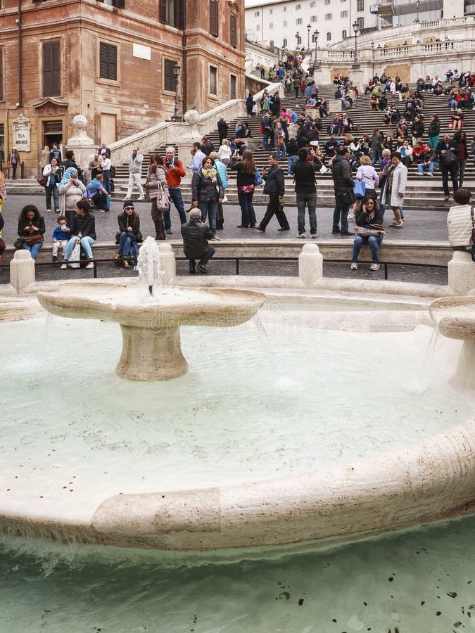 Spanish Stairs in Rome, Italy Editorial Photography - Image of rome ...