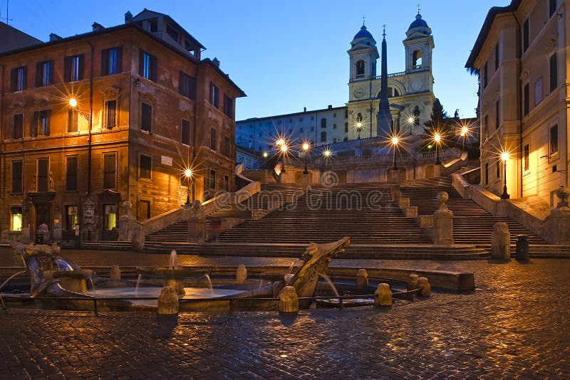 Spanish Steps stock photo. Image of europe, piazza, culture - 8114422