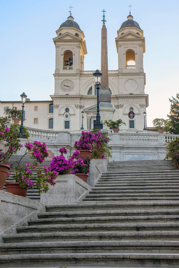 The Spanish Steps in Rome, Italy. Stock Image - Image of ancient, roma ...