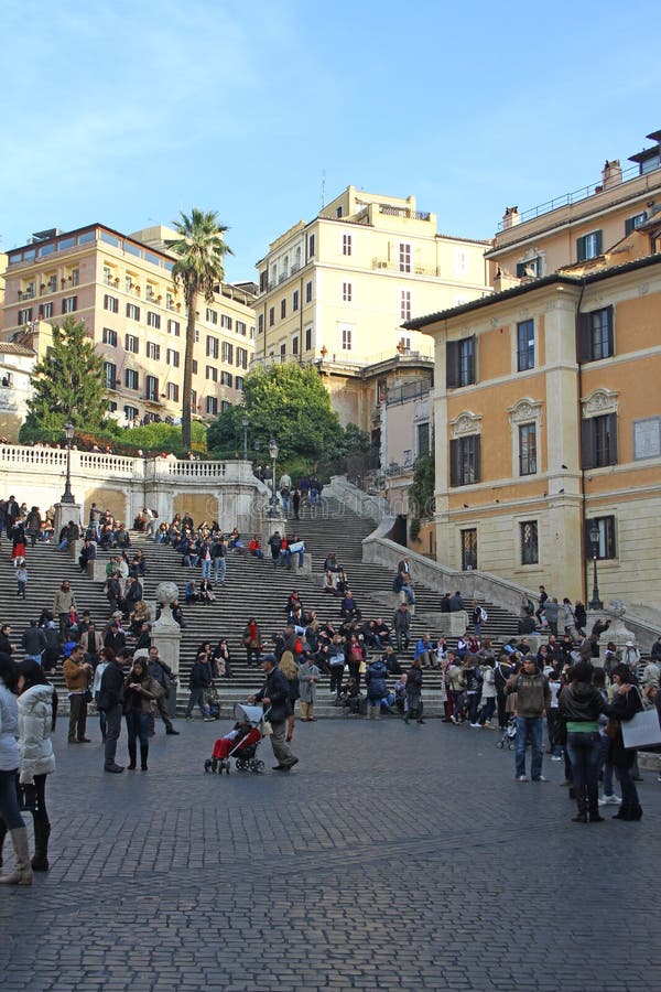 The Spanish Steps in Rome editorial image. Image of europa - 49144740